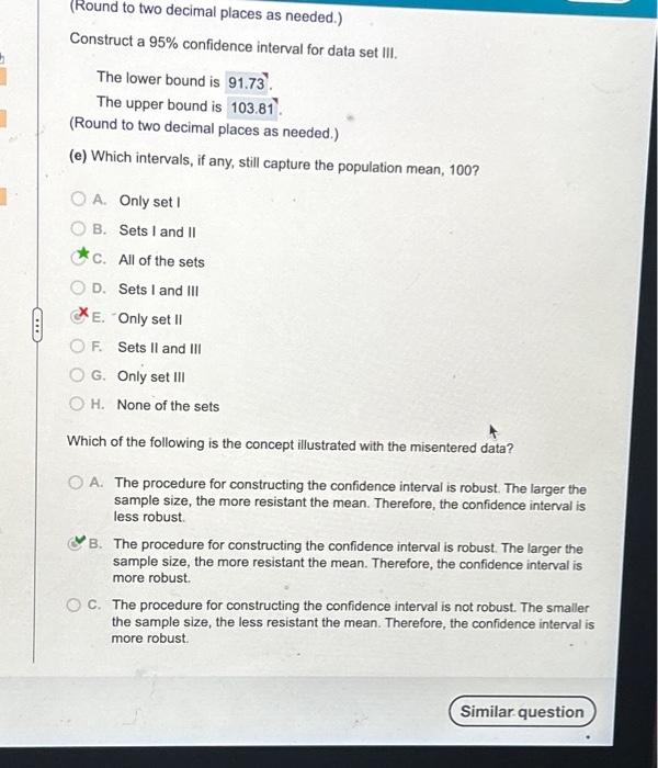 (a) Compute the sample mean of each data set. | Chegg.com