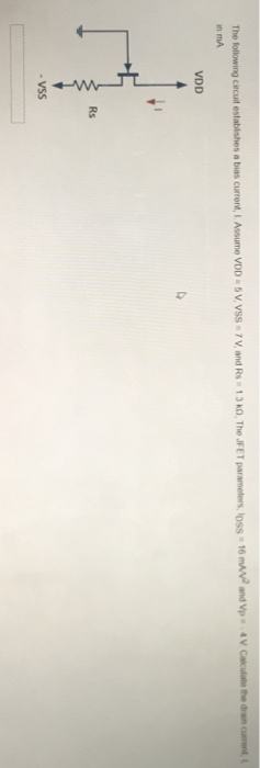 Solved 1000 and The following figure shows an MOS transistor | Chegg.com