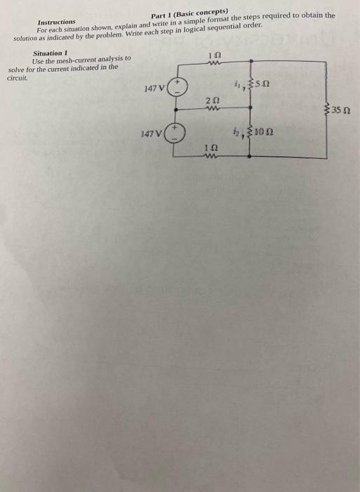 Solved Part 1 (Basic concepts) For each situation shown, | Chegg.com