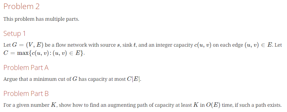 Solved Problem 2This problem has multiple parts.Setup 1Let | Chegg.com