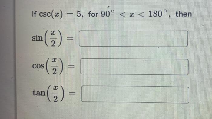 Solved 8 If sin x = x in quadrant I, then find (without | Chegg.com