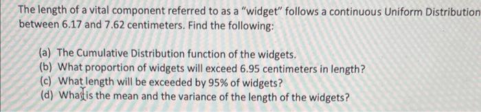 Solved The length of a vital component referred to as a | Chegg.com