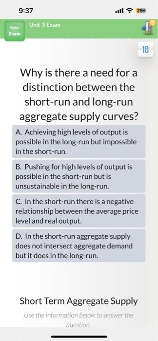 Solved Why is there a need for a distinction between the | Chegg.com