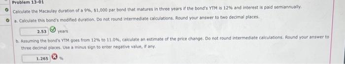 Solved Calculate the Macaulay duration of a 9%,$1,000 par | Chegg.com