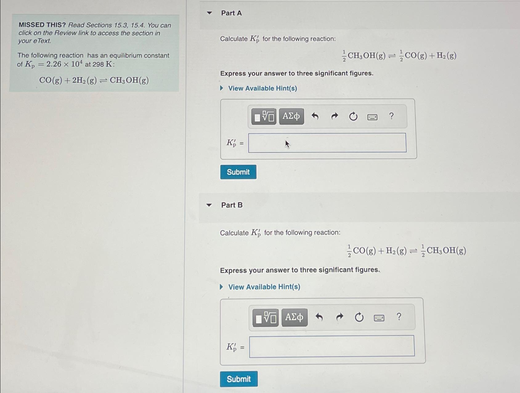 Solved MISSED THIS? Read Sections 15.3, 15.4. ﻿You can click | Chegg.com