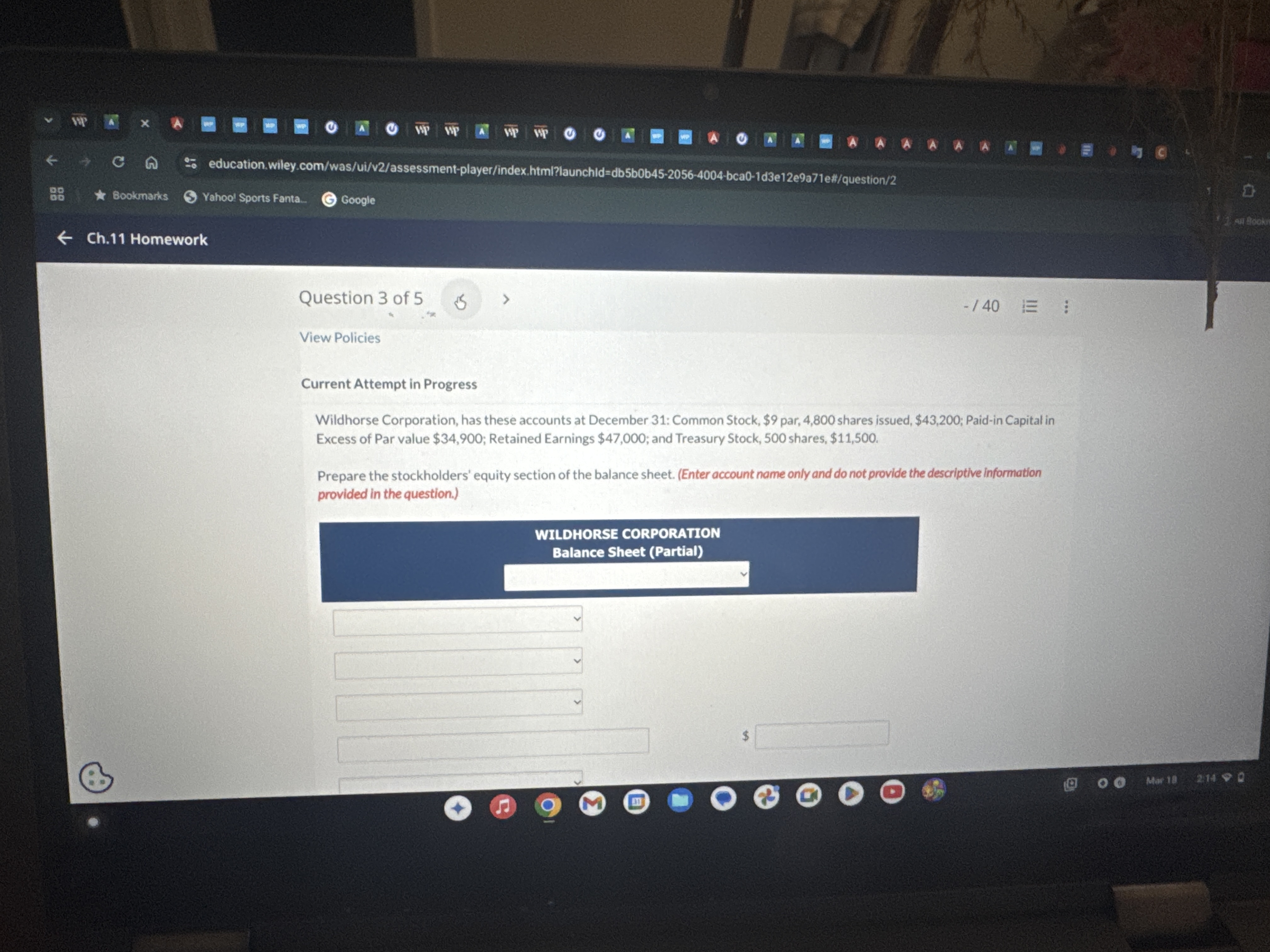 View PoliciesCurrent Attempt in ProgressWildhorse | Chegg.com