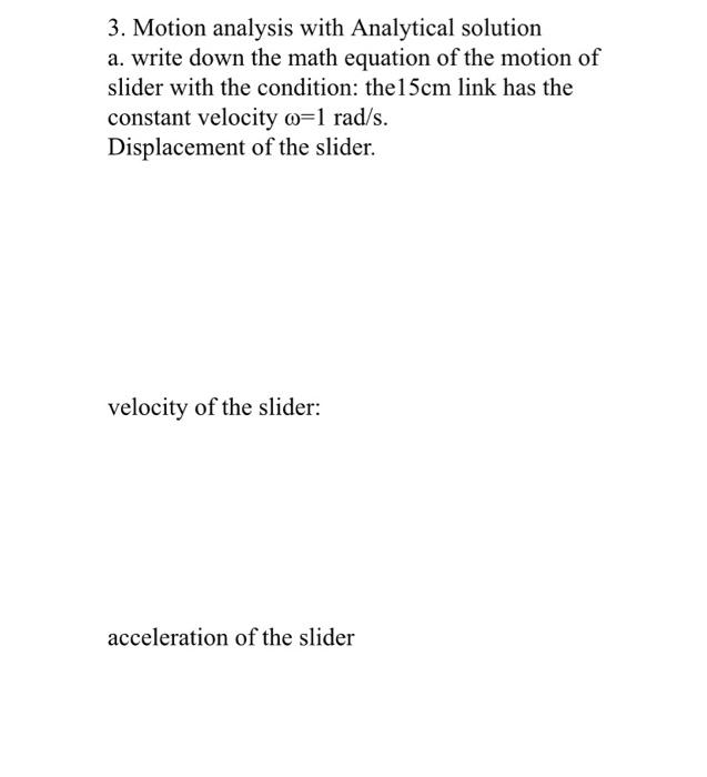 Solved 1. Structure analysis of the window opening mechanism | Chegg.com