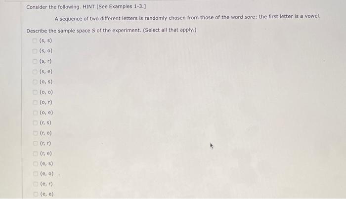 Solved Consider the following. HINT [See Examples 1-3.] A | Chegg.com