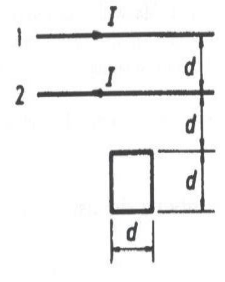 Solved Two infinite parallel wires are separated by a | Chegg.com