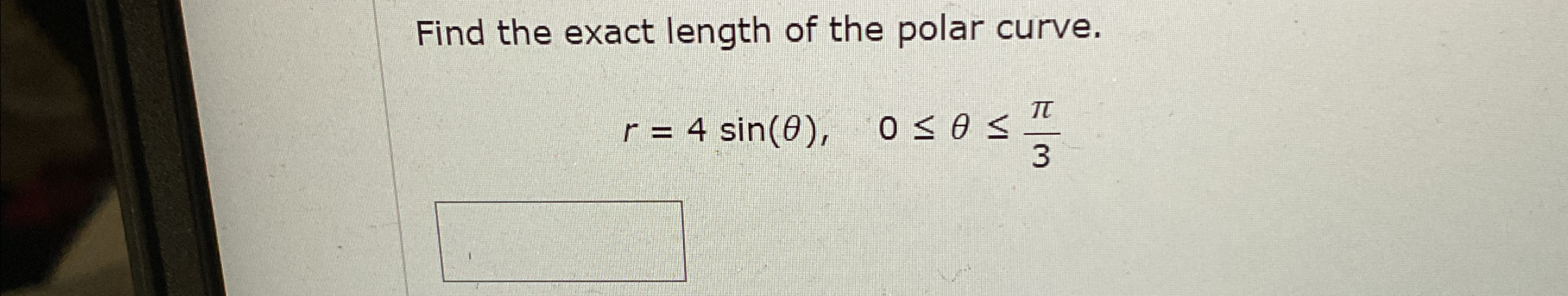 Solved Find the exact length of the polar | Chegg.com