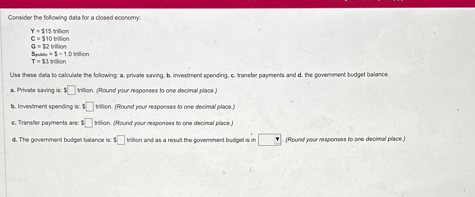 Solved Consider the following data for a closed | Chegg.com