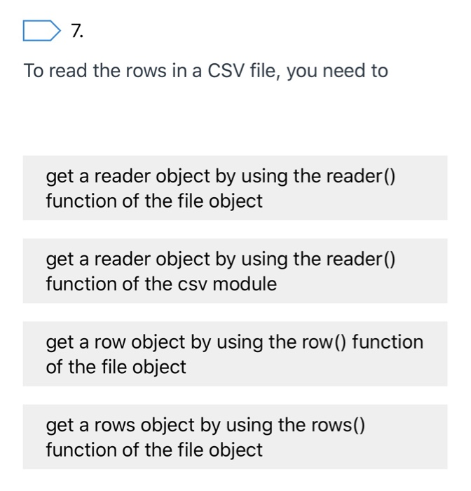 Solved D 6. Given the following 2-dimensional list of 3 rows | Chegg.com