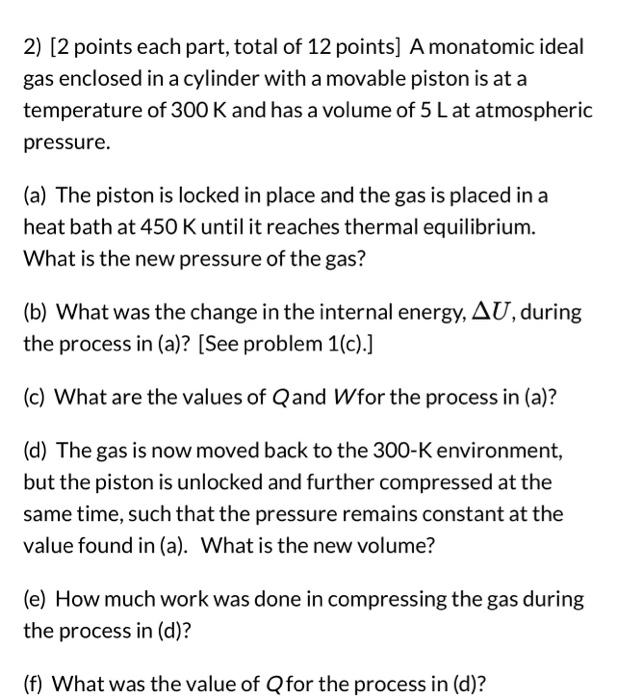 Solved 2) [2 points each part, total of 12 points] A | Chegg.com
