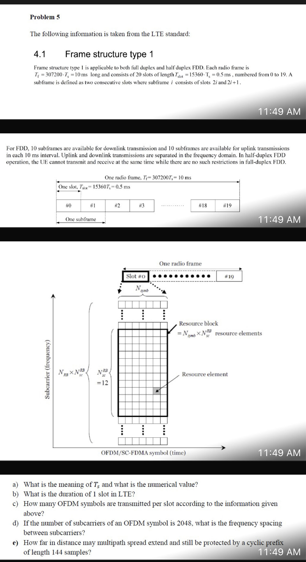 Solved Problem 5The following information is taken from the | Chegg.com
