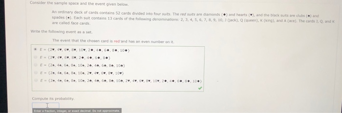 Solved: Consider The Sample Space And The Event Given Belo... | Chegg.com