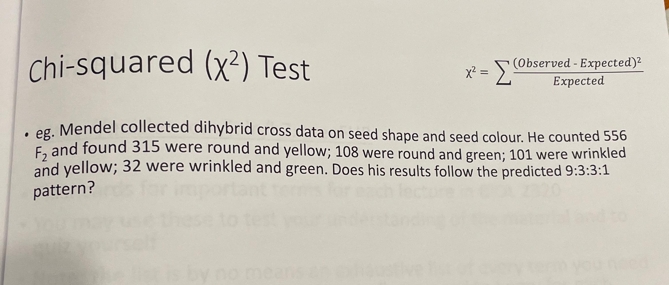 Solved chi-squared (χ2) | Chegg.com