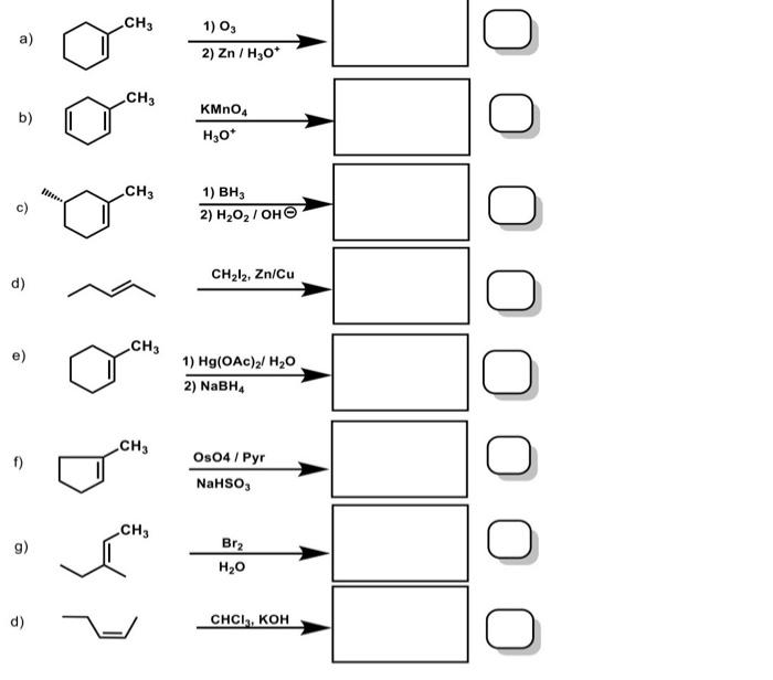 Solved choose 2 reactions below and draw complete mechanism | Chegg.com