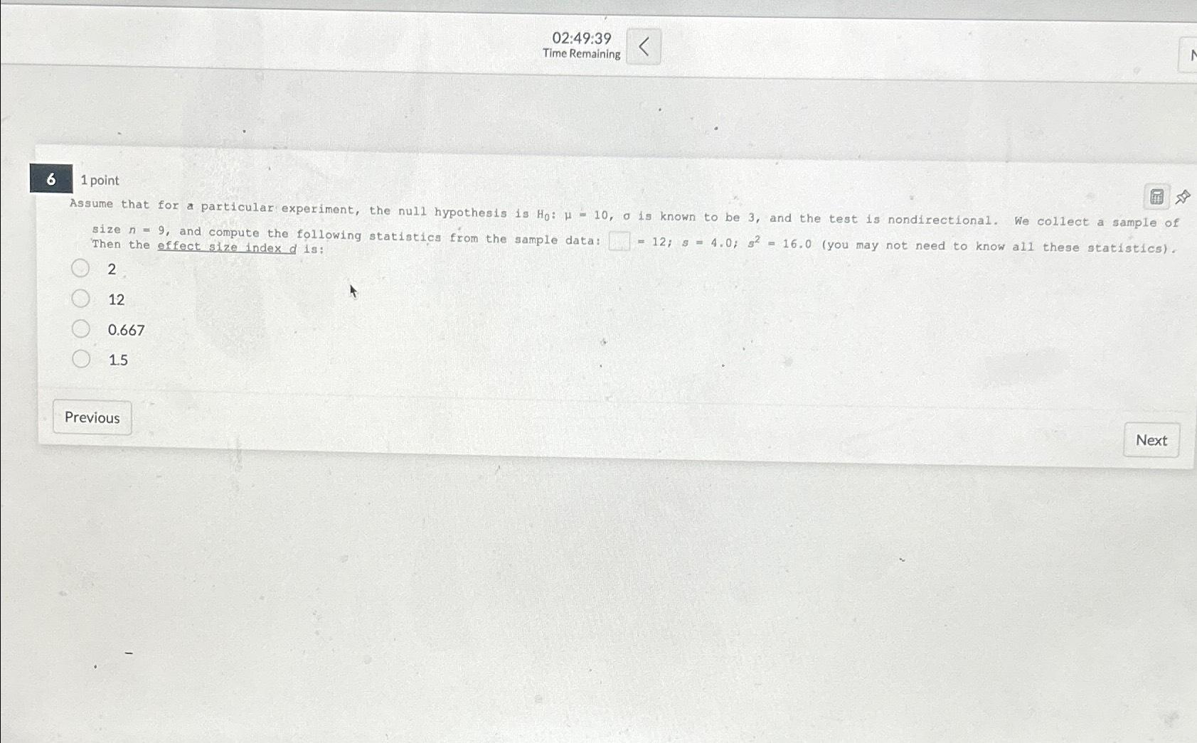 Solved Assume that for a particular experiment, the null | Chegg.com