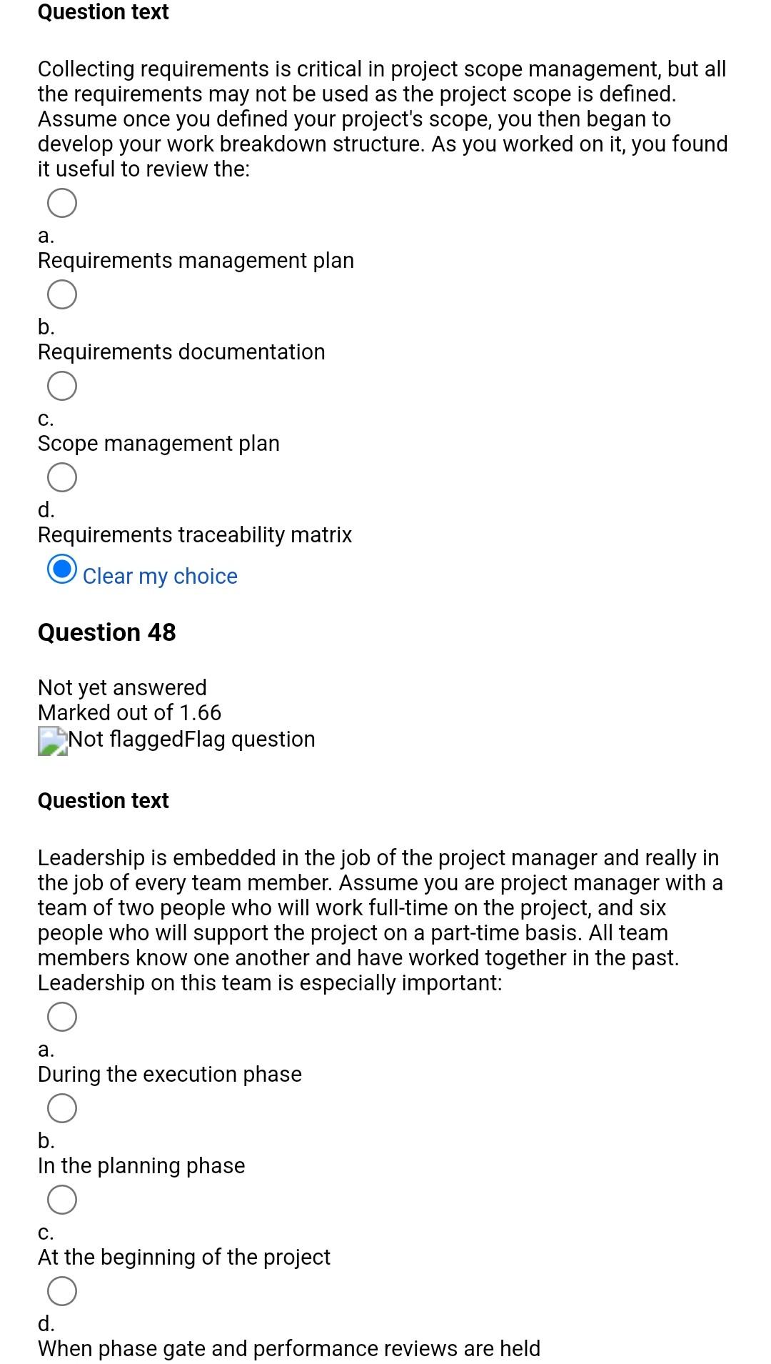Solved Not yet answered Marked out of 1.33 Not flaggedFlag | Chegg.com