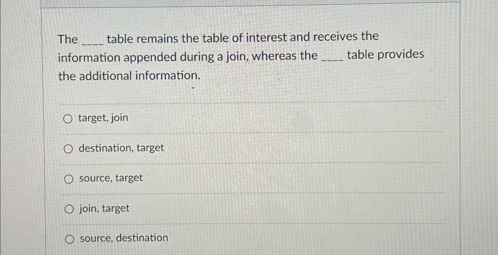 Solved The table remains the table of interest and receives | Chegg.com