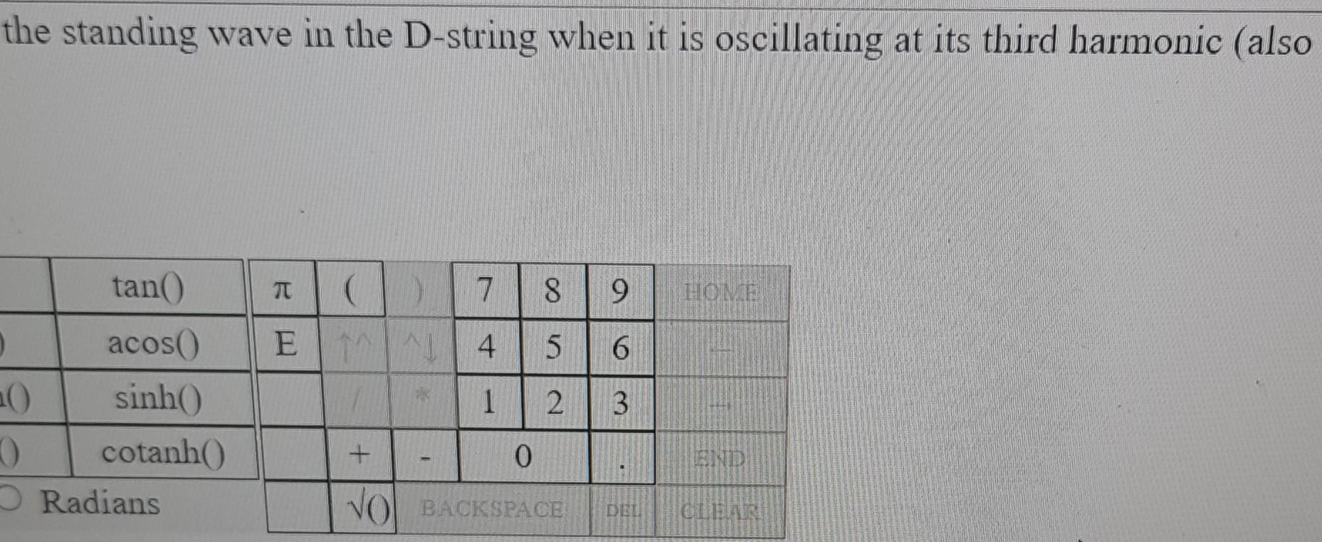 Solved Problem 6: The D-string on a properly tuned in guitar | Chegg.com