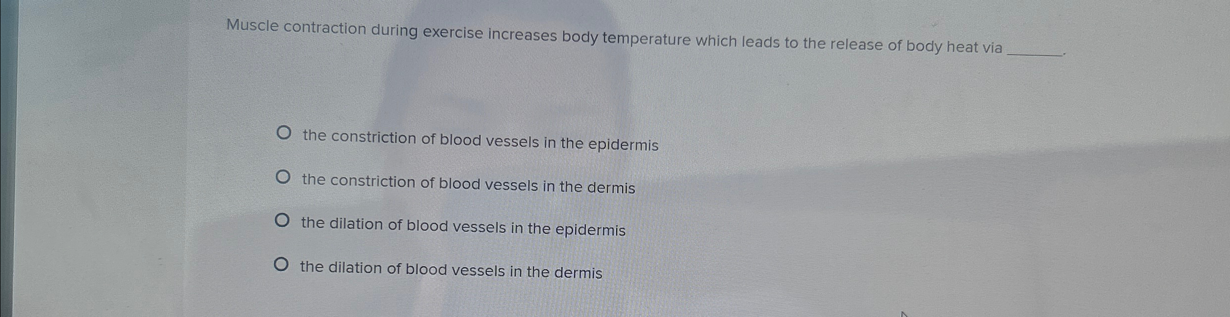 Solved Muscle contraction during exercise increases body | Chegg.com