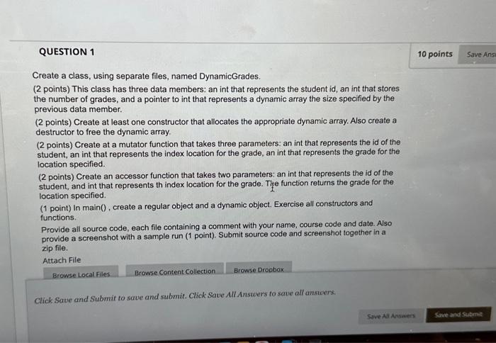 Solved Create a class, using separate files, named | Chegg.com