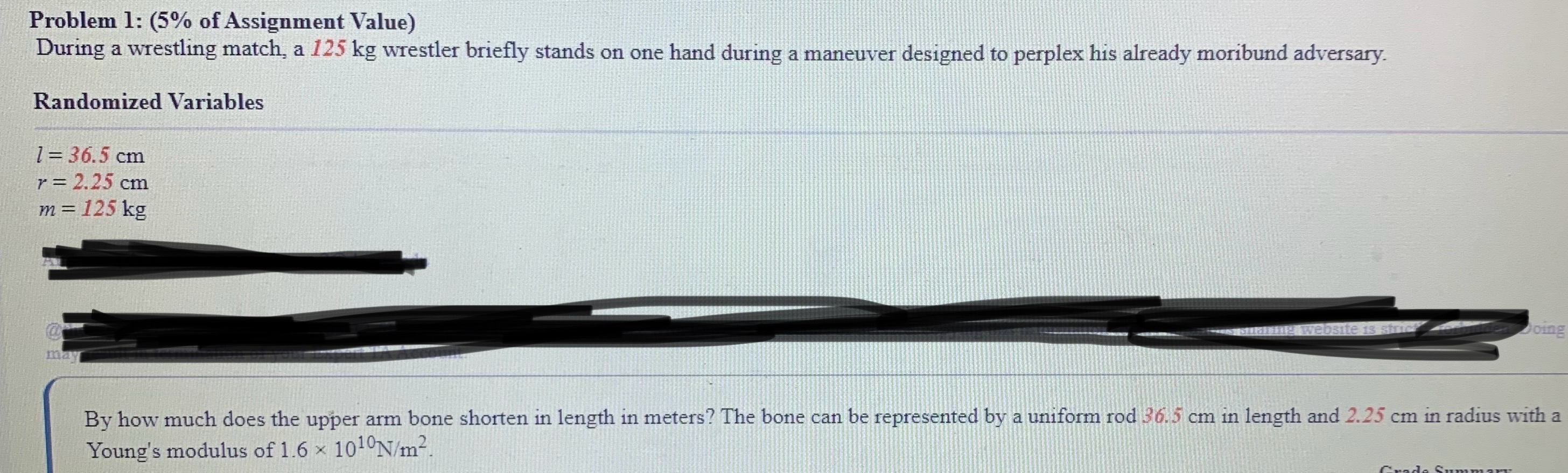 Solved Problem 1: ( 5% ﻿of Assignment Value)During a | Chegg.com