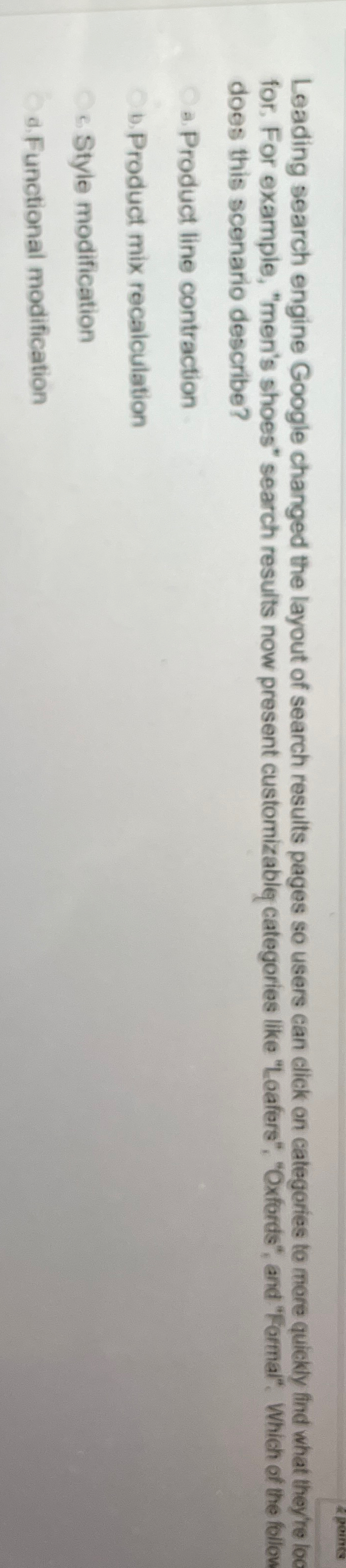Solved Leading search engine Google changed the layout of | Chegg.com