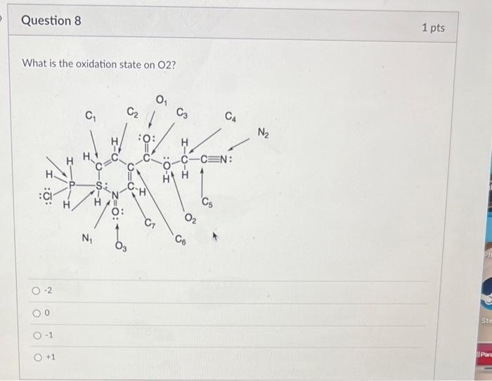 Solved What is the oxidation state on O2 ? | Chegg.com