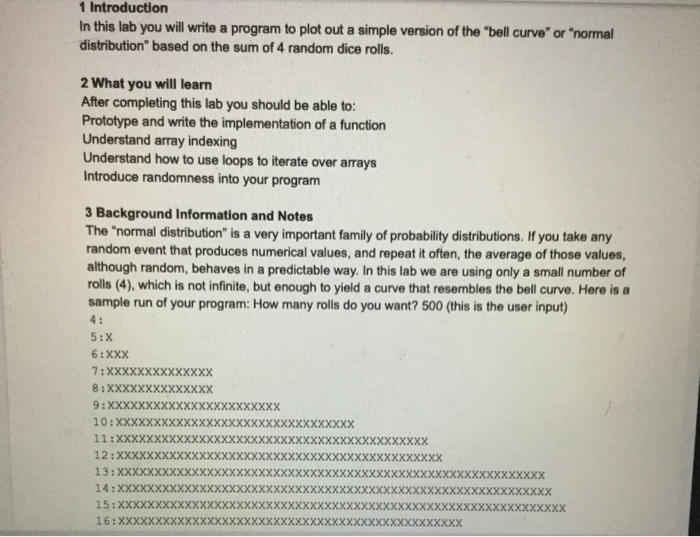 Solved 1 Introduction In this lab you will write a program | Chegg.com