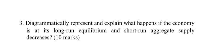Solved 3. Diagrammatically represent and explain what | Chegg.com