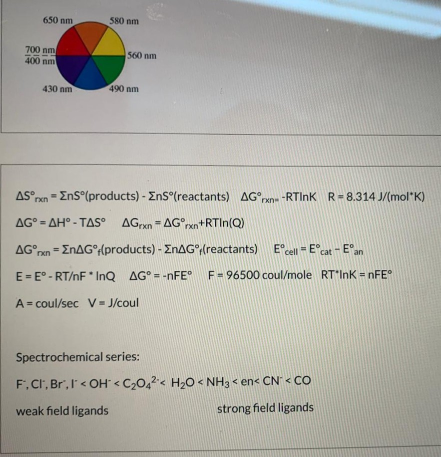 Solved Use the equation sheet please, write neatly please, | Chegg.com