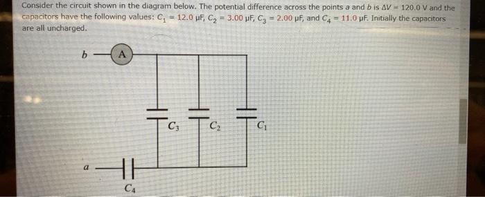 Solved onsider the circuit shown in the diagram below. The | Chegg.com