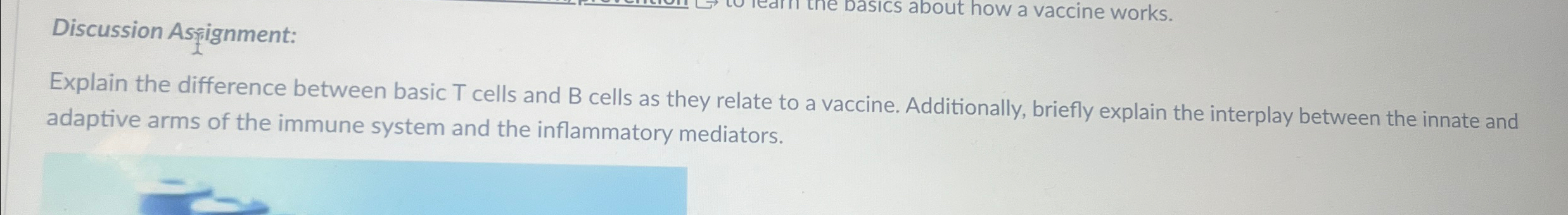 Solved Discussion Asjignment:Explain the difference between | Chegg.com