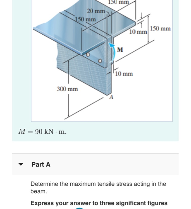 Solved Part A Determine the maximum tensile stress acting | Chegg.com