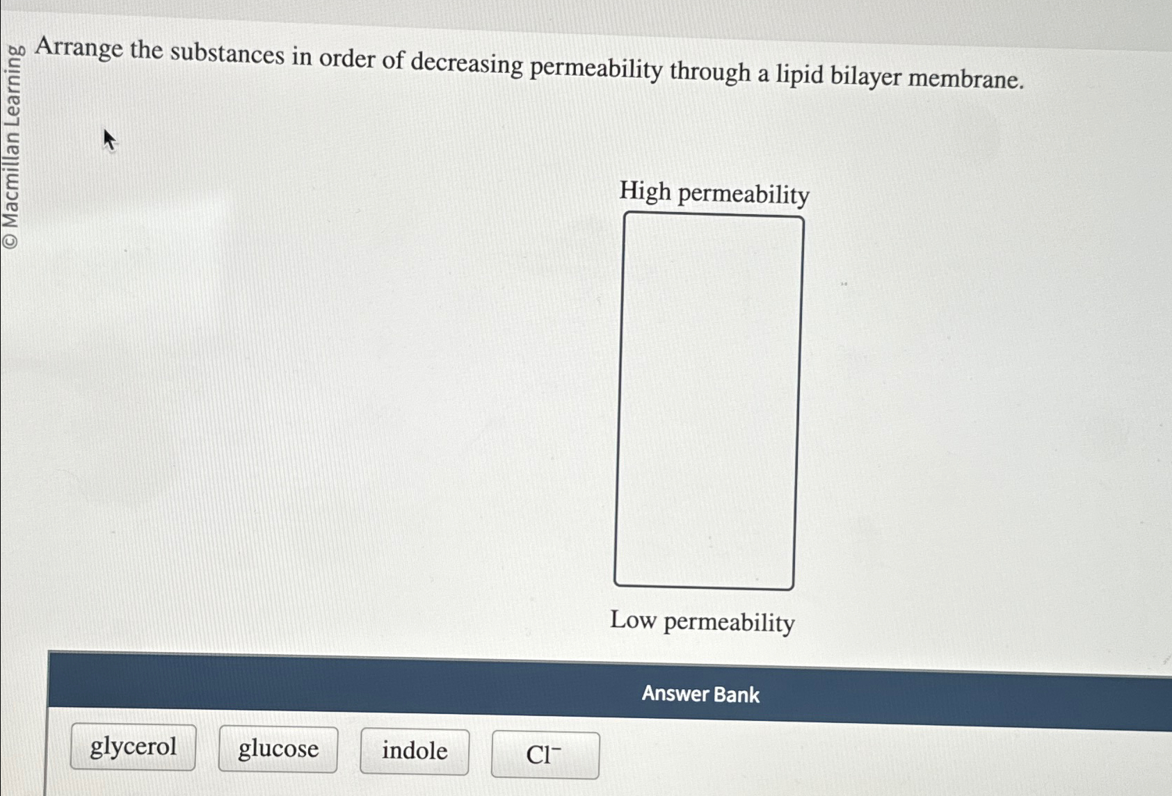 Solved Arrange the substances in order of decreasing | Chegg.com
