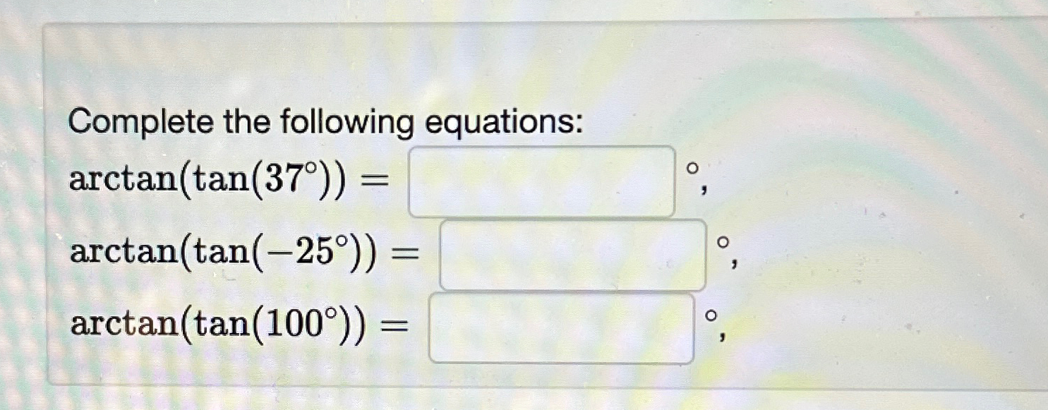 Solved Complete the following | Chegg.com