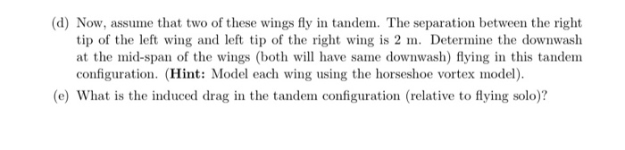 3. (20 points) You will use the horseshoe vortex | Chegg.com