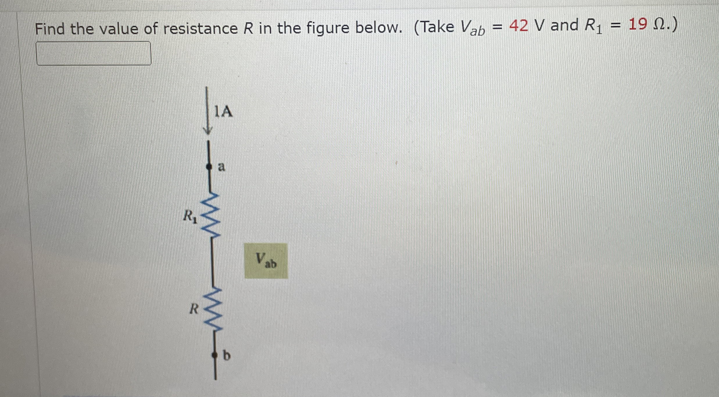 Solved Find the value of resistance R ﻿in the figure below. | Chegg.com