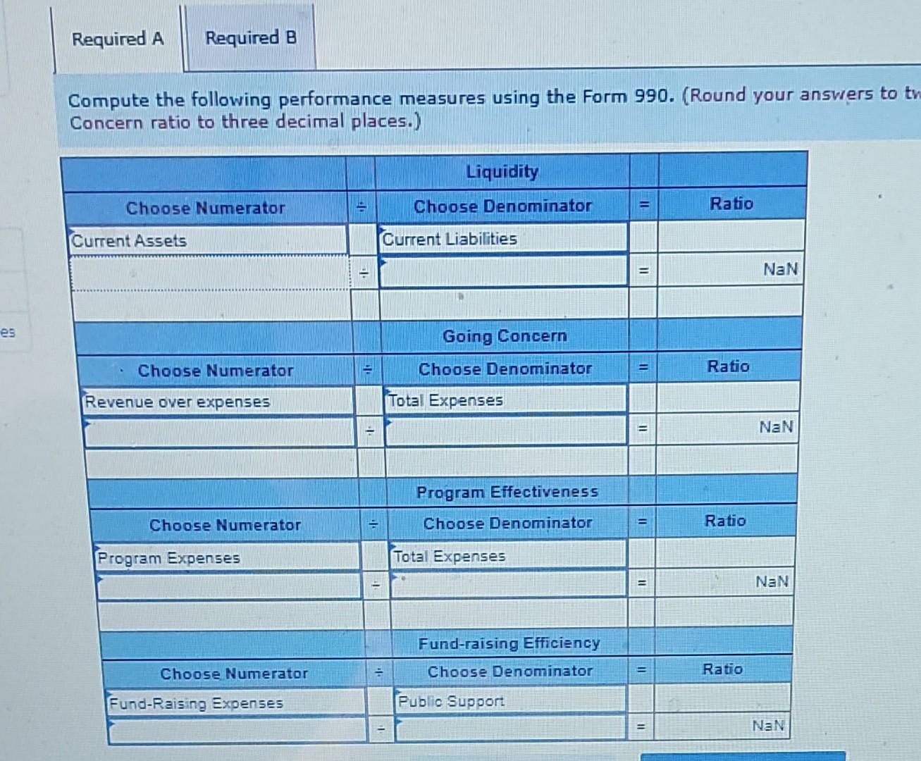 Use 2018 Form 990 and the 2019 audited financial | Chegg.com