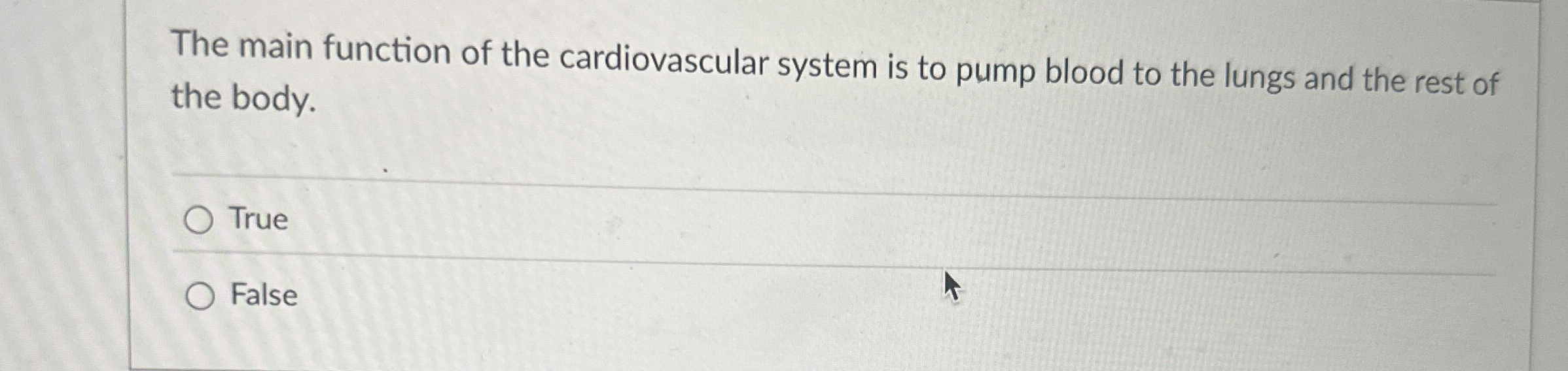 Solved The main function of the cardiovascular system is to | Chegg.com