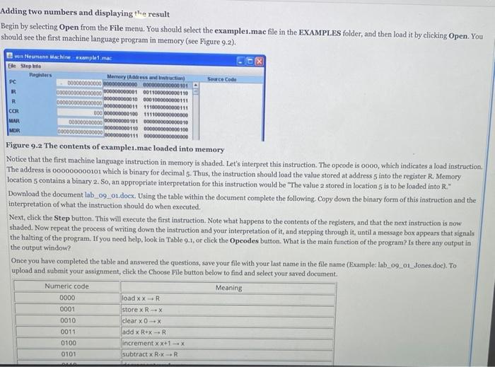 Adding two numbers and displaying the result Begin by | Chegg.com