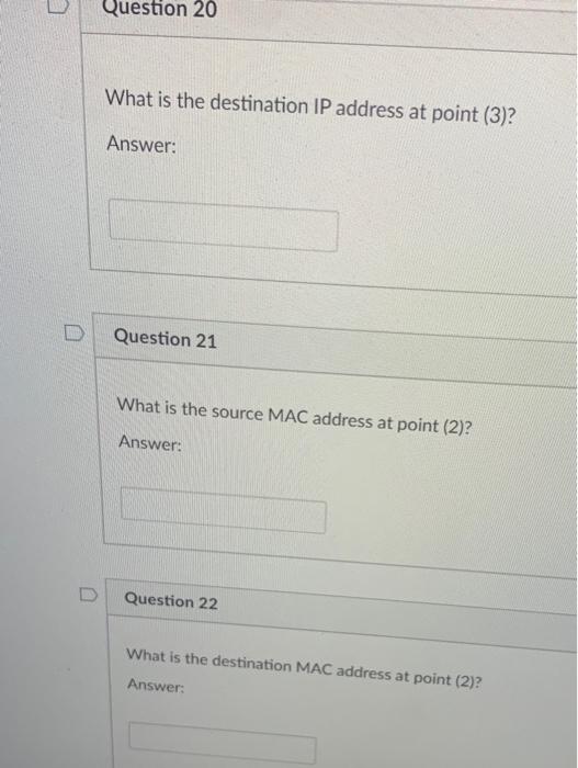 Solved Part 4) Link layer (and network layer) addressing and | Chegg.com
