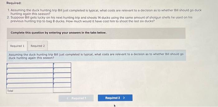 Solved Bit just returned from a duck hunting trip with eight | Chegg.com