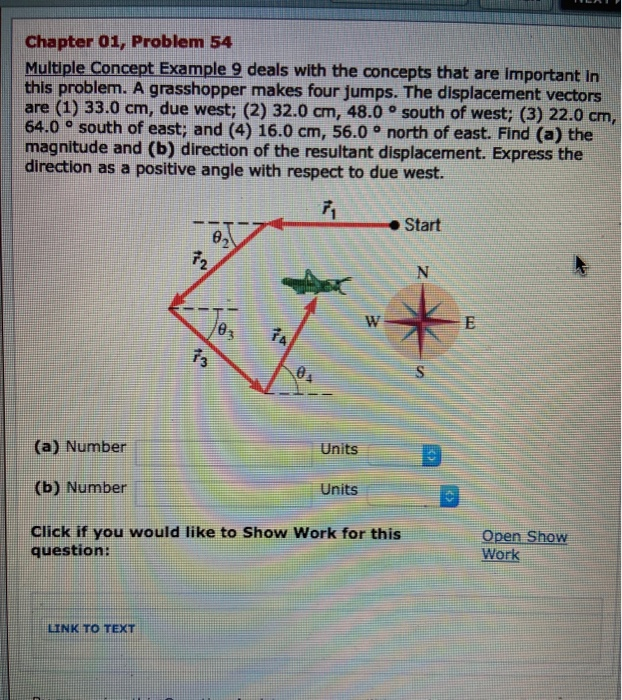 Solved Chapter 01, Problem 54 Multiple Concept Example 9 | Chegg.com