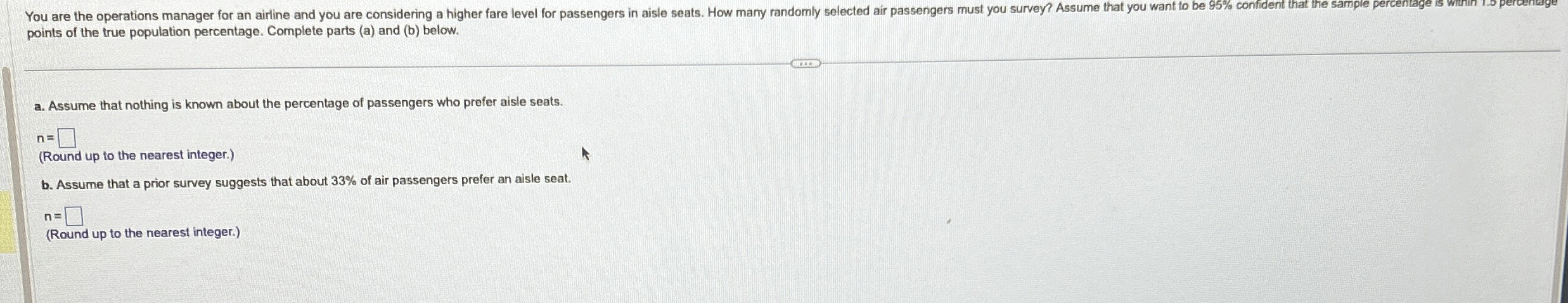 Solved Use the sample data and confidence level given below | Chegg.com