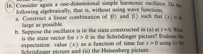 Solved SULLE Consider again a one-dimensional simple | Chegg.com