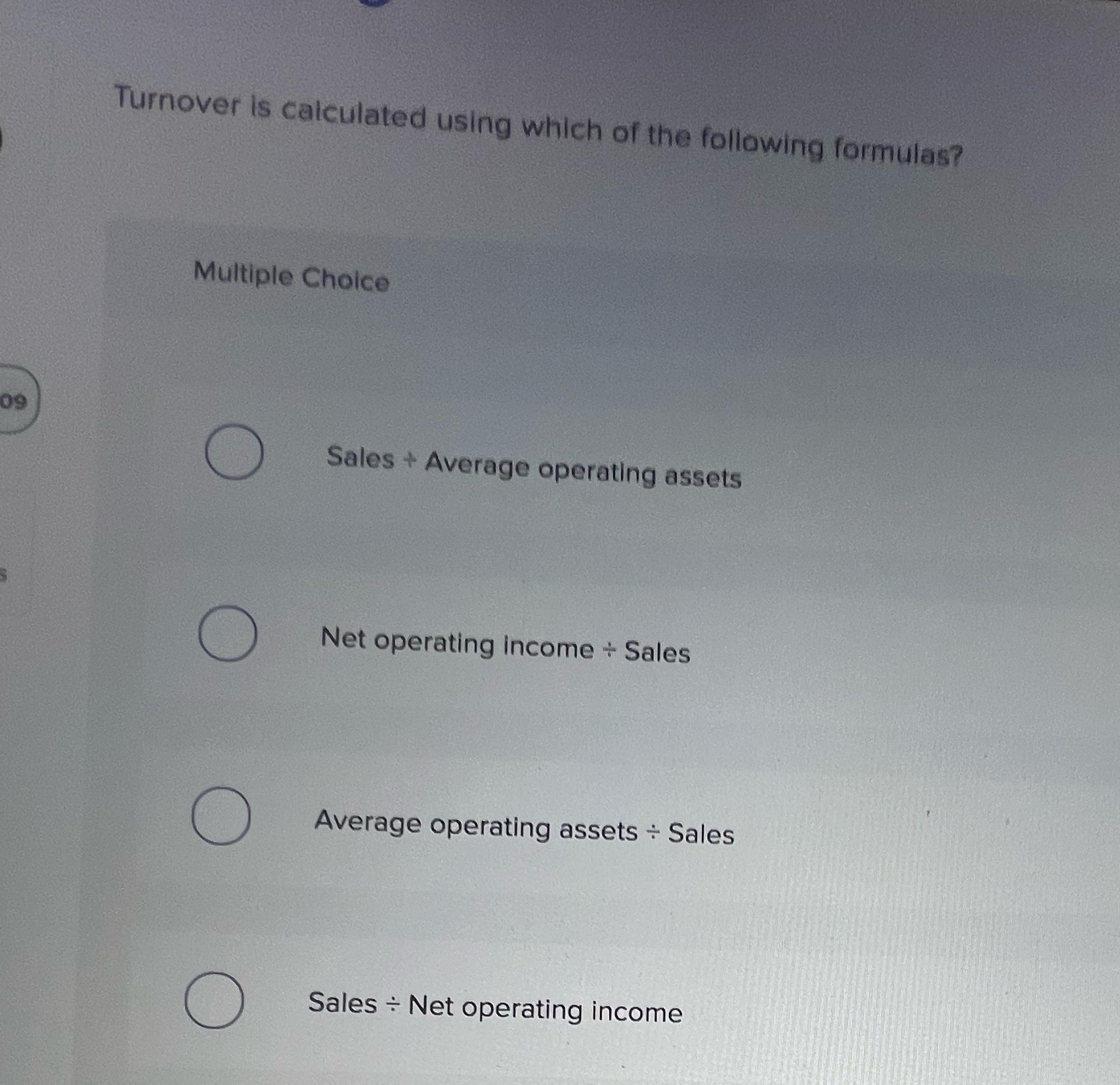 Solved Turnover is calculated using which of the following | Chegg.com