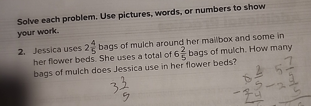 Solved Solve each problem. Use pictures, words, or numbers | Chegg.com